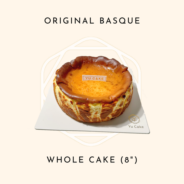 【NEW】【Whole】Original Basque Cheesecake – Yu Cake